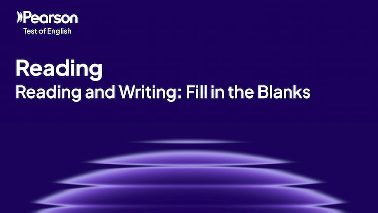 PTE Core format: Reading | Pearson PTE